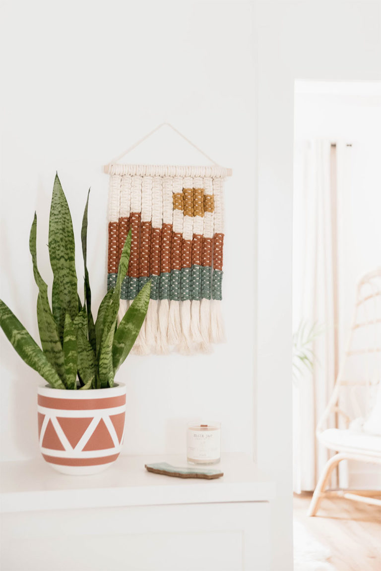 Macrame Landscape Dusk Colorway | Crafter