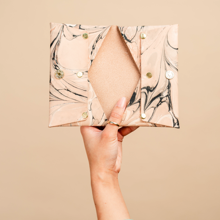 Marbled Leather Wallet Kit | Crafter