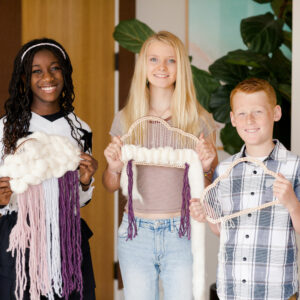 Colorful Cloud Weaving Workshop | Crafter Kids