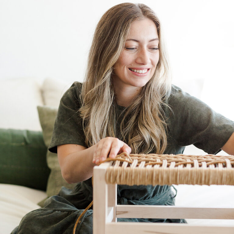 Woven Footstool Materials Kit | Crafter