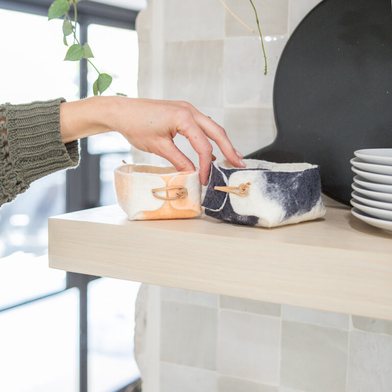 Wet Felted Nesting Baskets Digital Class | Crafter