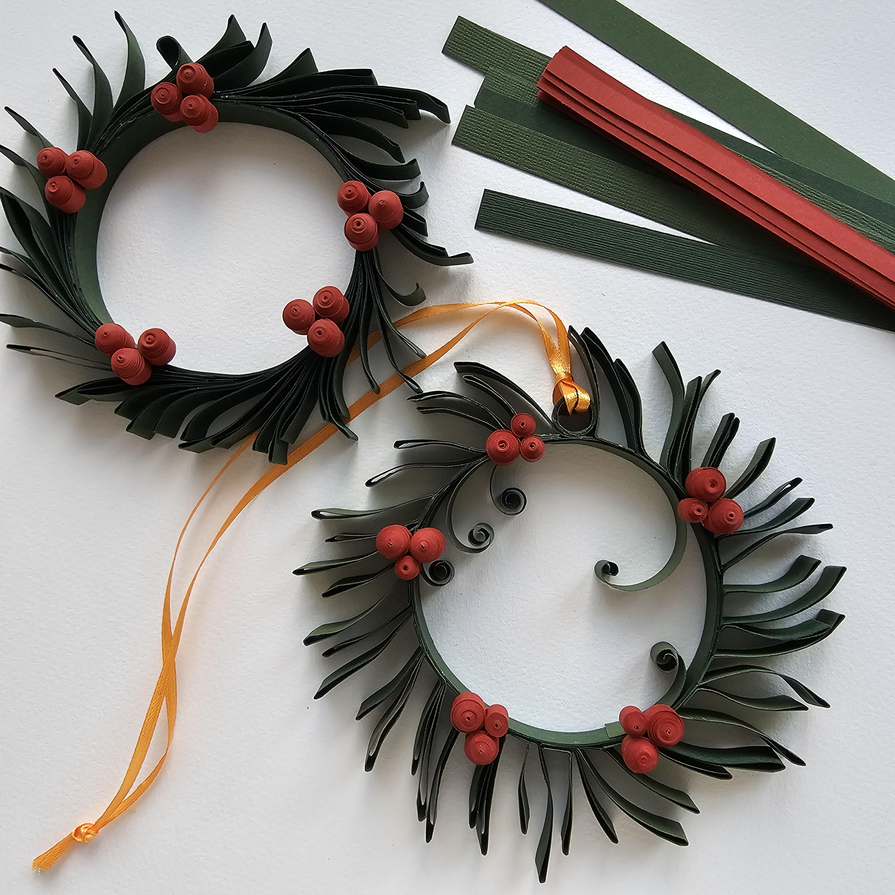 Quilling Wreath in Flow and Form Digital Pattern | Crafter